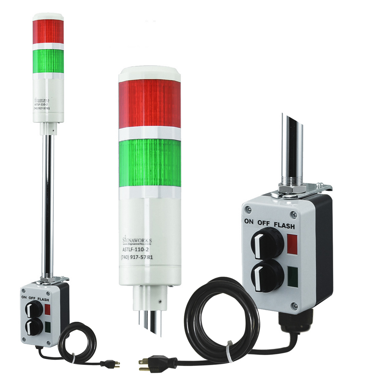 Signaworks LED Andon Stacklight Assemblies | LEDAndon