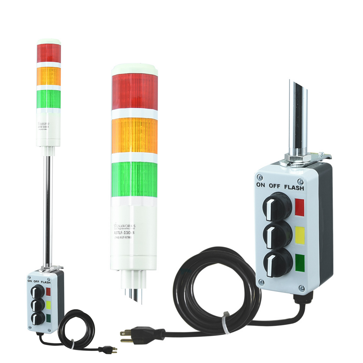 Signaworks LED Andon Stacklight Assemblies | LEDAndon