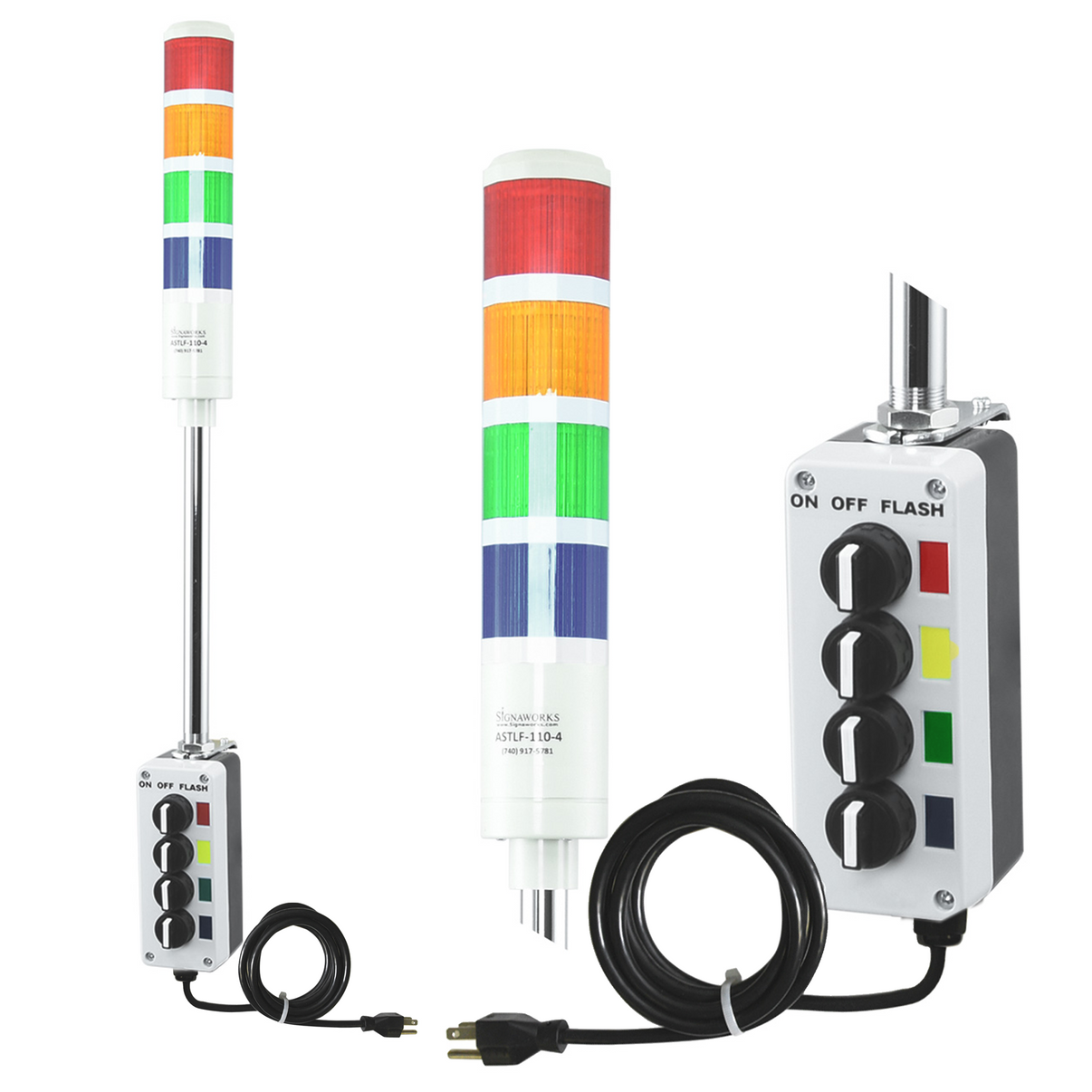 Signaworks LED Andon Stacklight Assemblies | LEDAndon