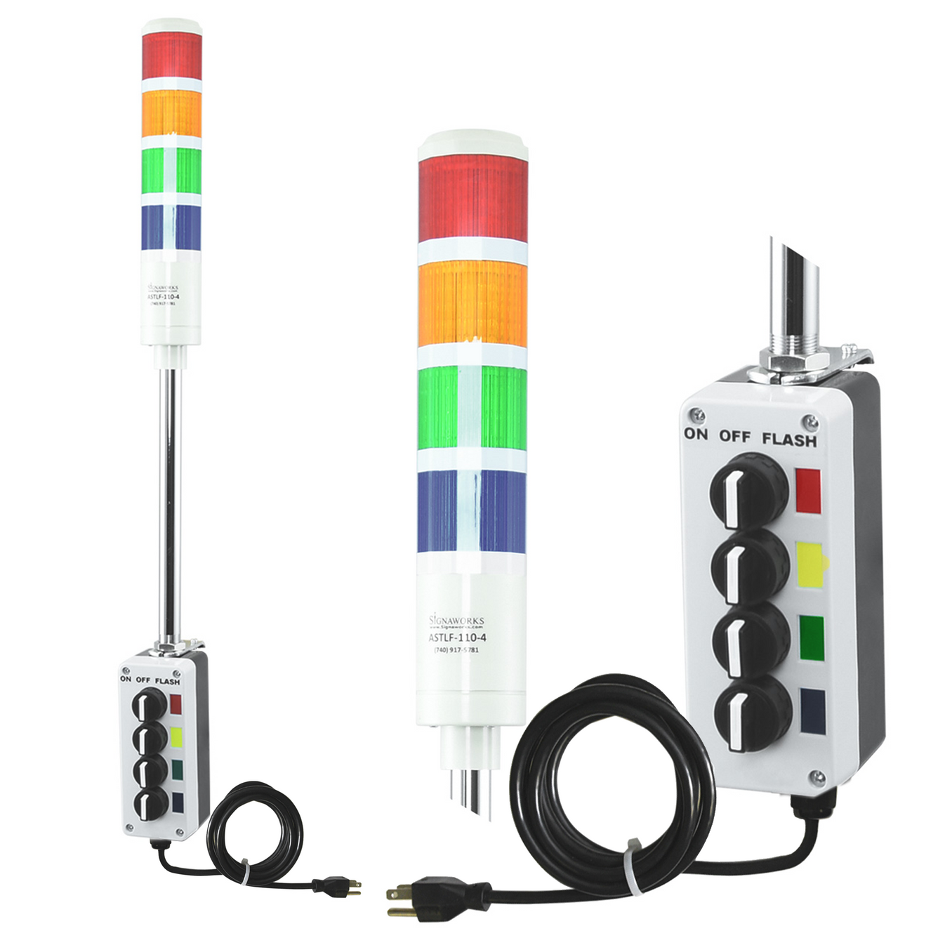 Signaworks LED Andon Stacklight Assemblies | LEDAndon